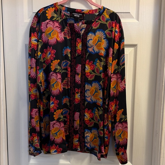 Johnny Was | Tops | New With Tags Gorgeous Johnny Was Multicolor Floral ...